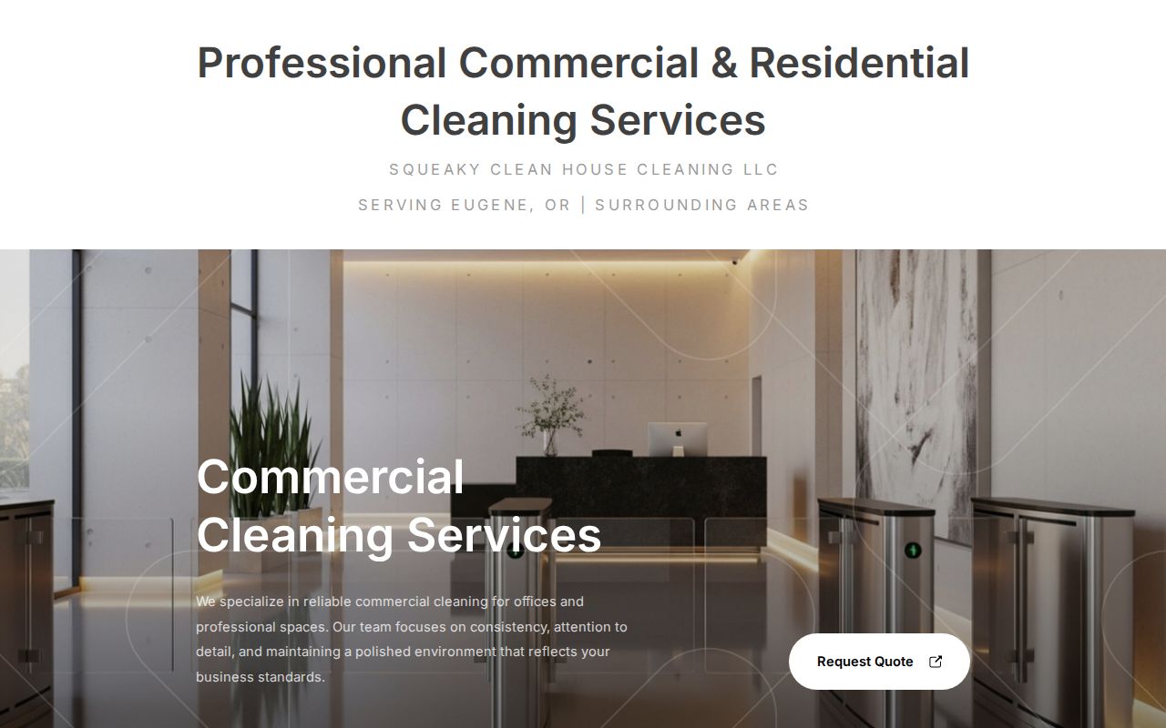 Squeaky Clean House Cleaning LLC | Commercial and Residential Cleaning ...